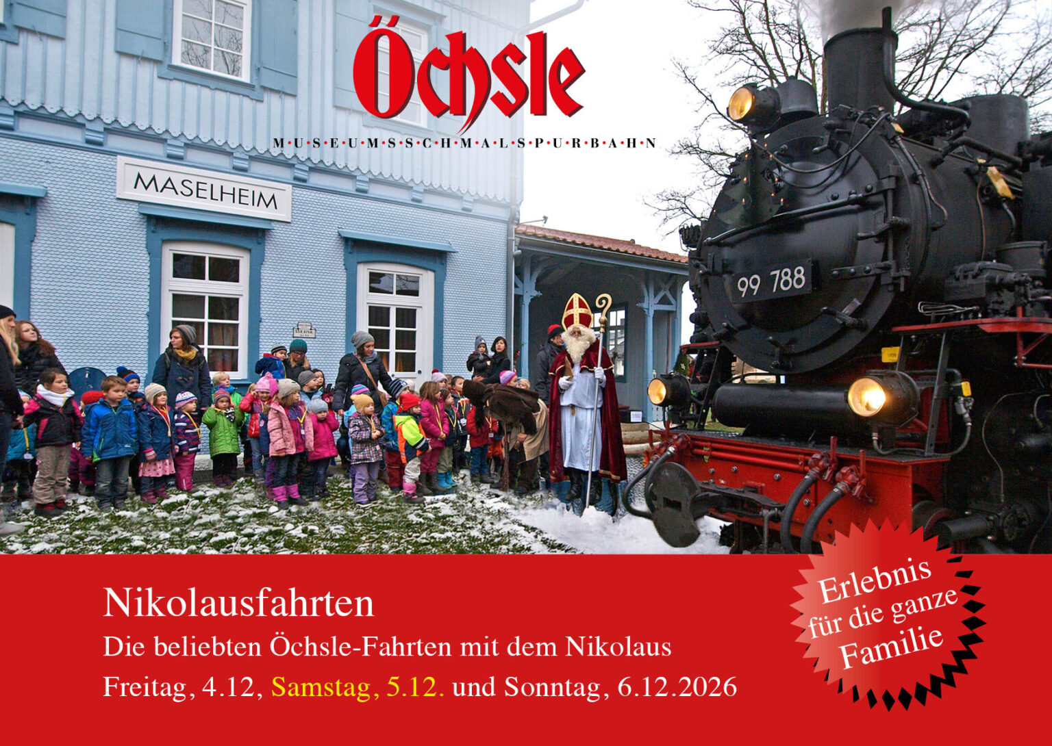 Veranstaltungen für November 2026 – Öchsle Museumsschmalspurbahn